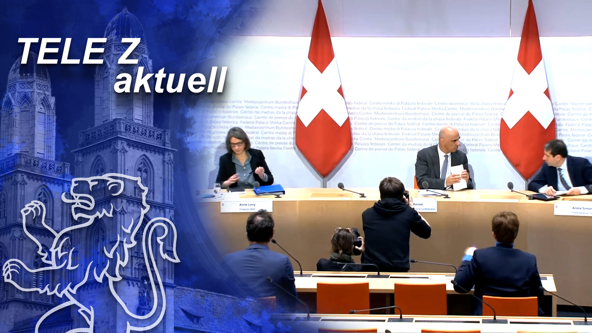 Tele Z - Aktuell Beitrag: Bern: Bundesrat – Medienkonferenz: Umsetzung ...